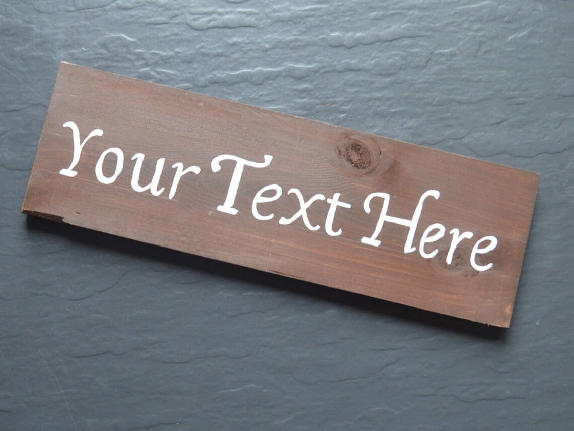 Personalised Exterior Wooden House Name Sign Cottage Barn - Etsy