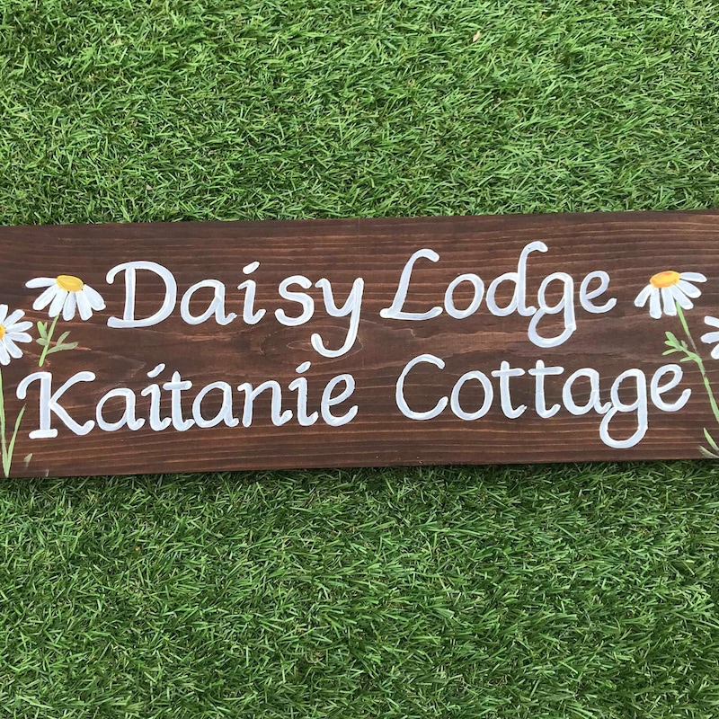 White Daisy Signs - Etsy