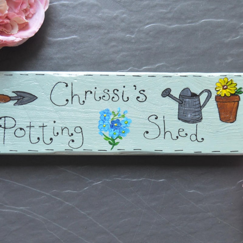 Potting Shed Sign - Etsy