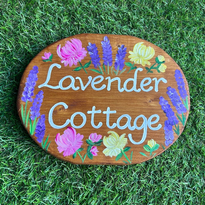 Hand Painted House Number - Etsy