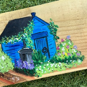 Personalised Allotment Shed Sign, Plot Marker Plaque, Wooden Hand Made ...