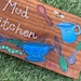 Mud Kitchen Wooden Sign, Play Kitchen, Role Play Sign, Utensil Sign ...