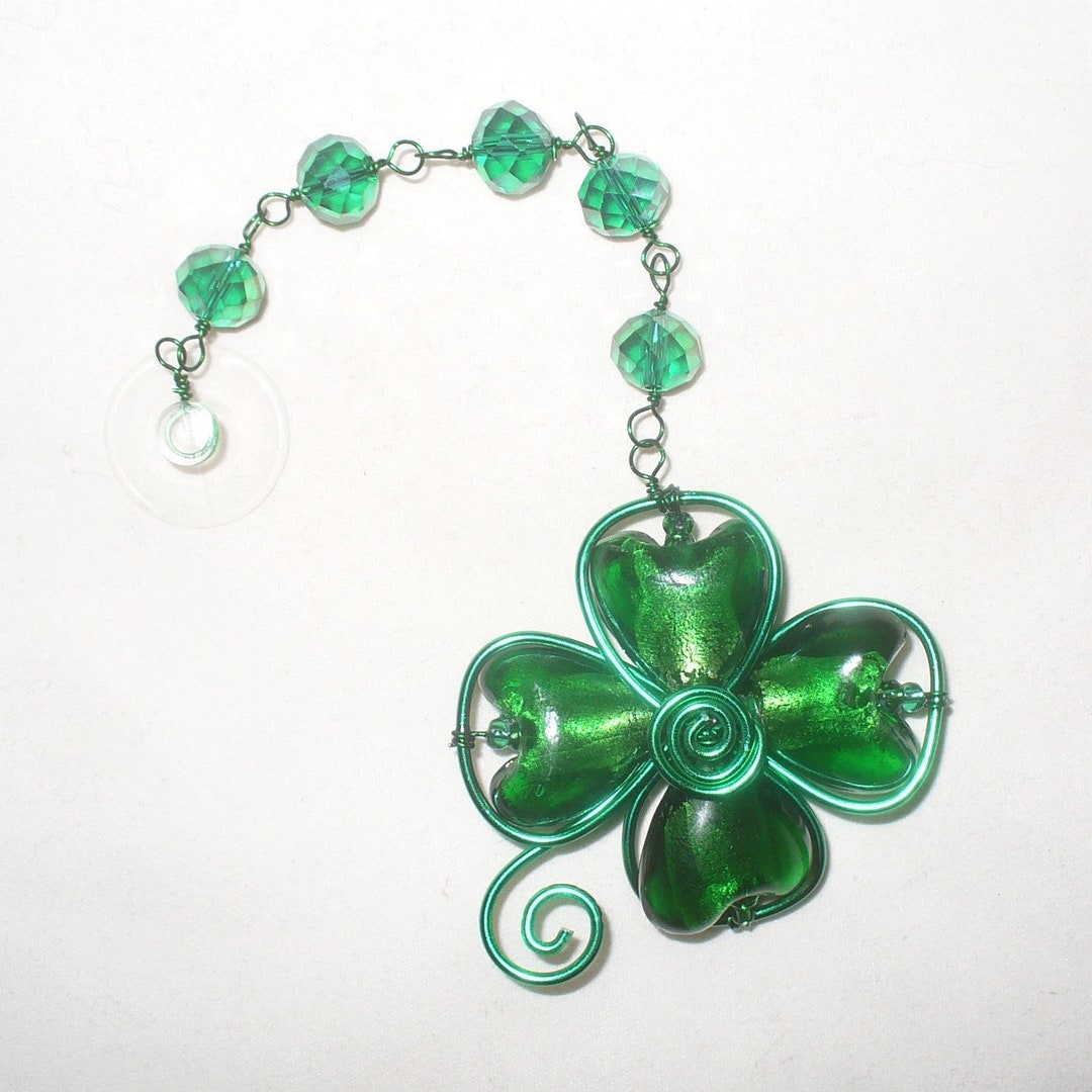 Four-leaf Clover, Good Luck Window Hanger - Etsy