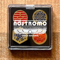 Alien USCSS Nostromo Crew - Clip-on ID Photo Pass Badge Set Prop ...