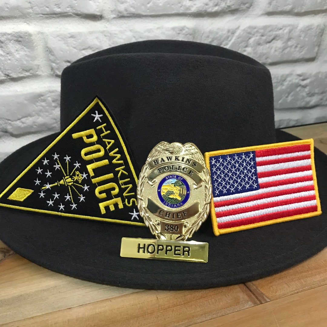 Stranger Things Jim Hopper Hawkins Police Chief Complete Custome Kit ...