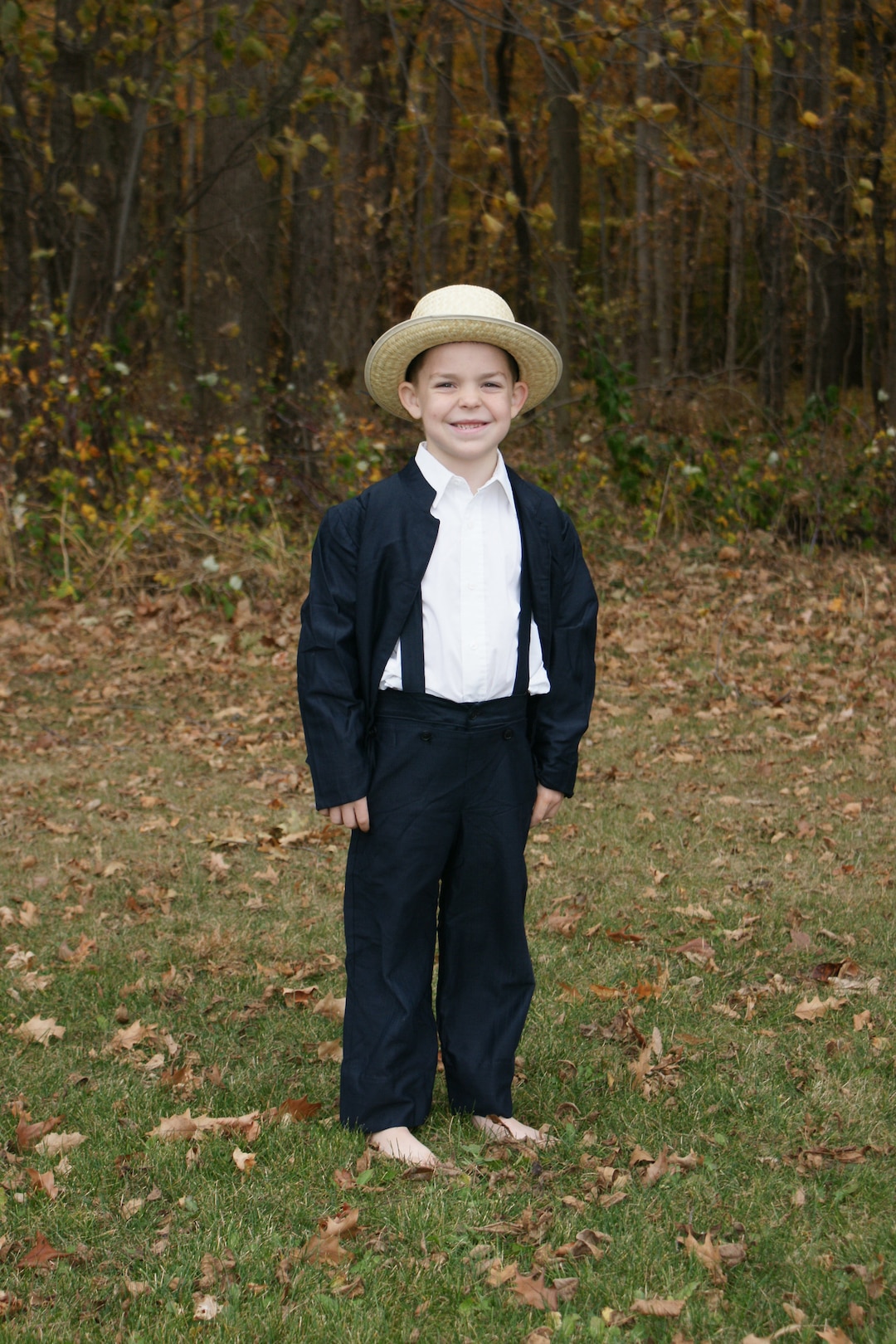 Amish Boy Costume Clothing Full Outfit Cute - Etsy
