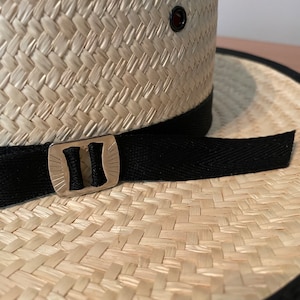 Large Amish Straw Hat, Round Top, Black Trimmed, Brand New, Authentic ...