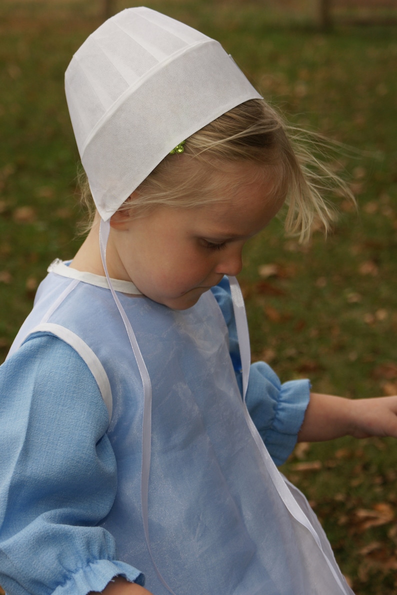Amish Girls Bonnet Covering Size 2t 4t Cap Kapp With Etsy