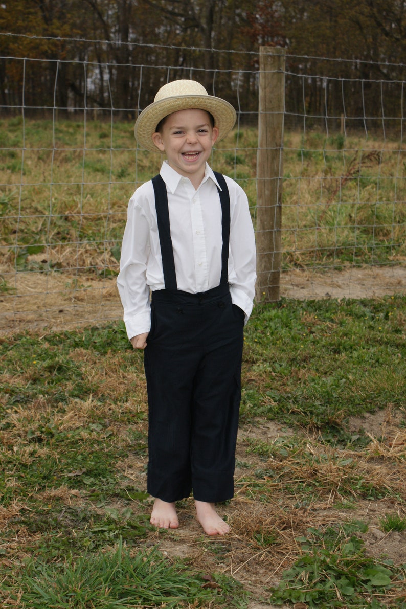 Amish Boy Costume Clothing Full Outfit Cute | Etsy