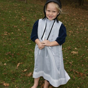 Amish Girl's Black Bonnet With Strings - Etsy