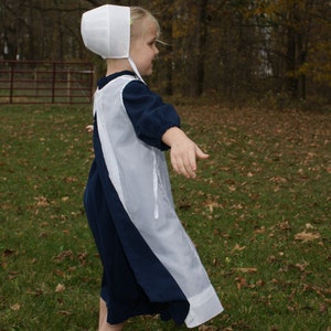 Amish Girl's Bonnet Covering Size 2T-4T Cap Kapp With Strings - Etsy