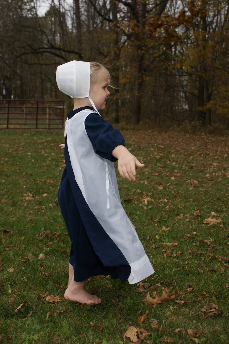 Amish Girl's Bonnet Covering Size 4T-6T Cap Kapp With - Etsy
