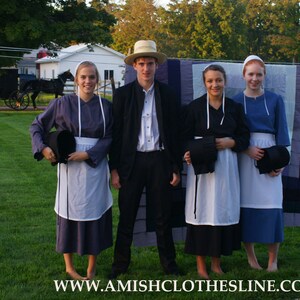 Amish Girl's Black Bonnet With Strings - Etsy Canada