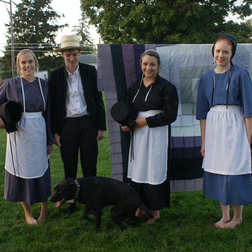 Amish Handmade Apron White Tie Apron | Etsy