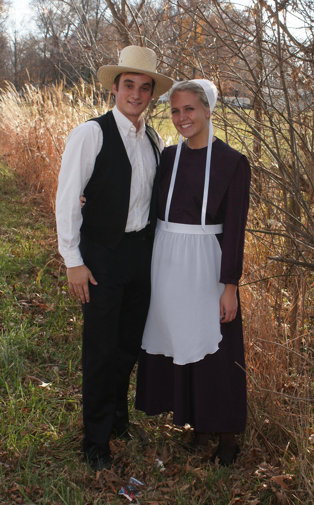 Amish Couples Outfit Man Vest and Woman Outfit All You Need! - Etsy