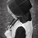 Amish Girl's Black Bonnet With Strings - Etsy Canada