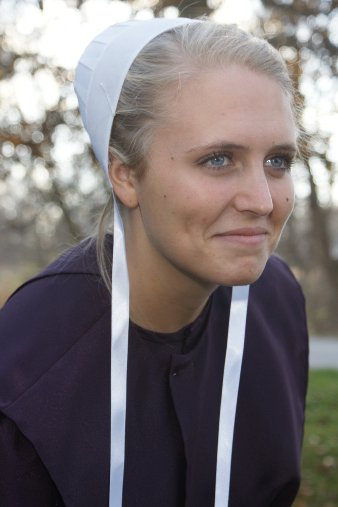 Deluxe Amish Woman's Costume Bonnet Apron Dress Costume - Etsy UK