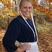 Amish Woman's Covering Extra Large Cap Kapp Bonnet With Strings Prayer ...