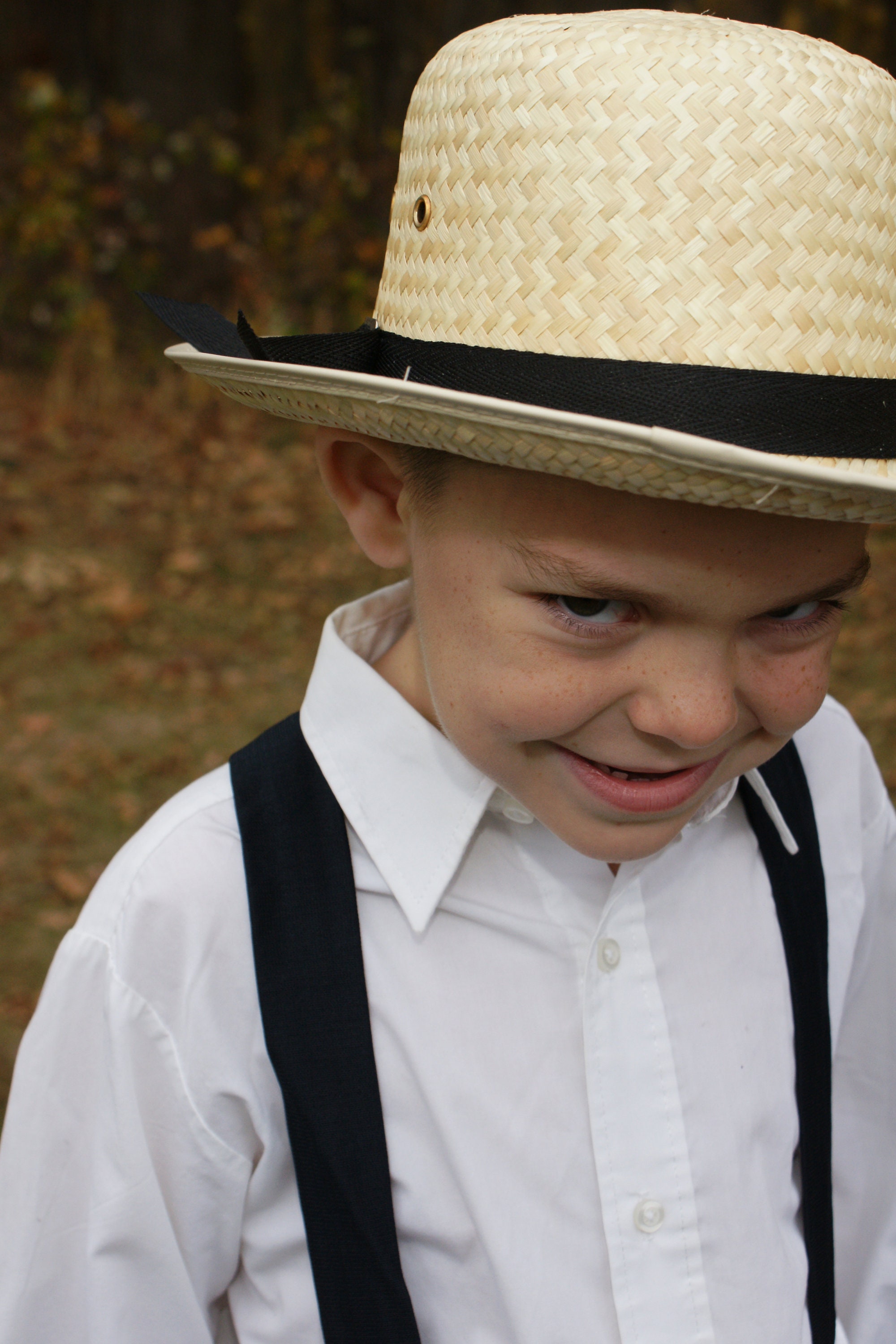 AMISH Boy's STRAW HAT Round Top Brand New Authentic | Etsy