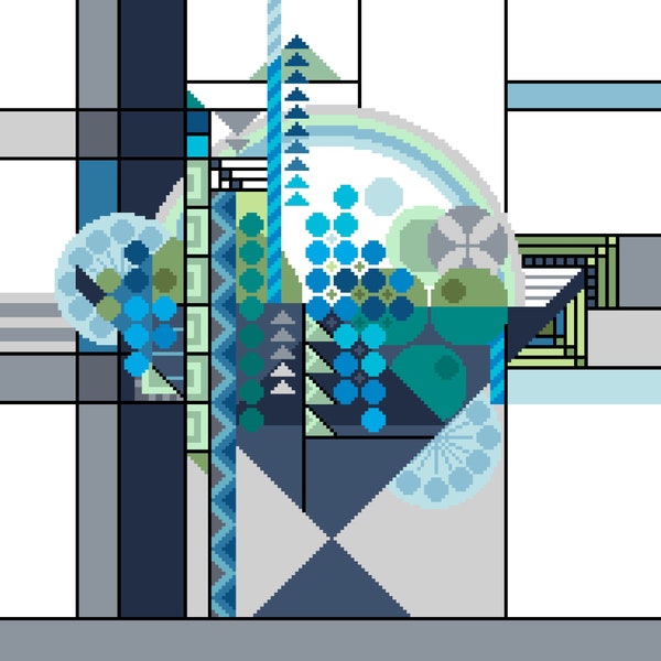 Linear Design Art - Etsy