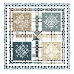 Game Boards Cross Stitch Patterns: Chess, Backgammon, Ludo, Scrabble, Checkers (PDF Counted ...