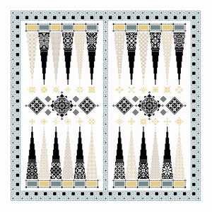 Game Boards Cross Stitch Patterns: Chess, Backgammon, Ludo, Scrabble ...