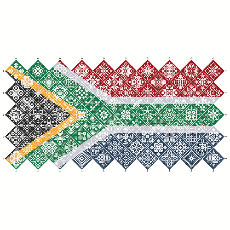 African Flags With Stars - Etsy