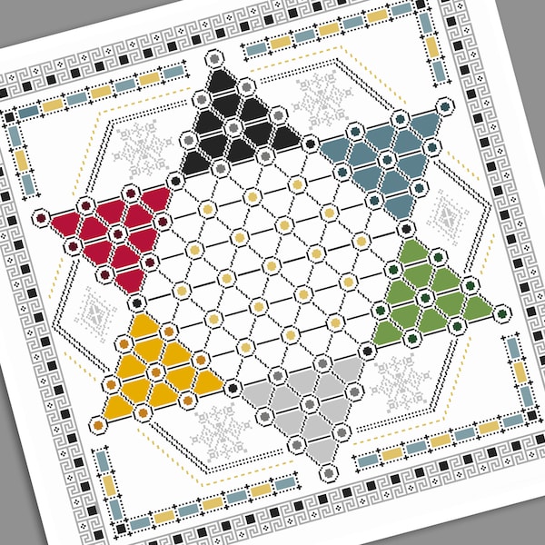 Checkers Board Game - Etsy