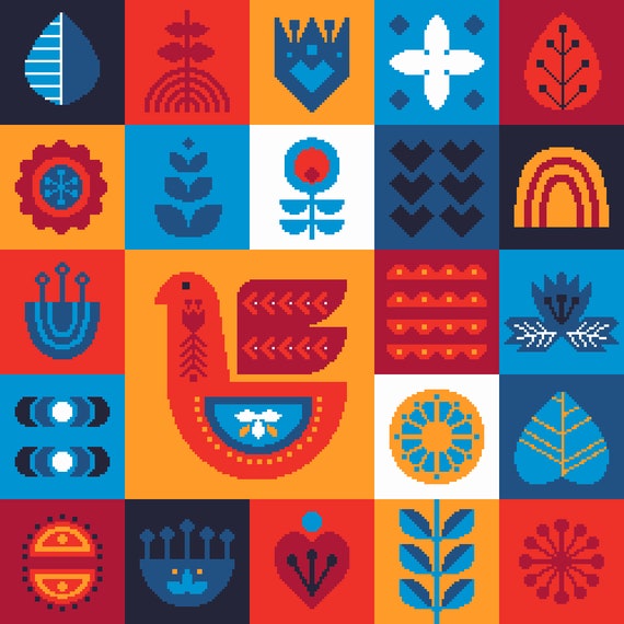 Scandinavian Folk Art Designs