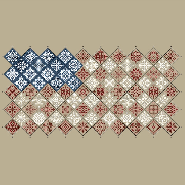 Cross Stitch Sampler - Etsy