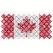 Canadian Maple Leaf Flag Cross Stitch Pattern: Quaker Sampler (PDF ...