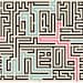 The Maze Cross Stitch Pattern: Retro Geometric Linear Design (PDF ...
