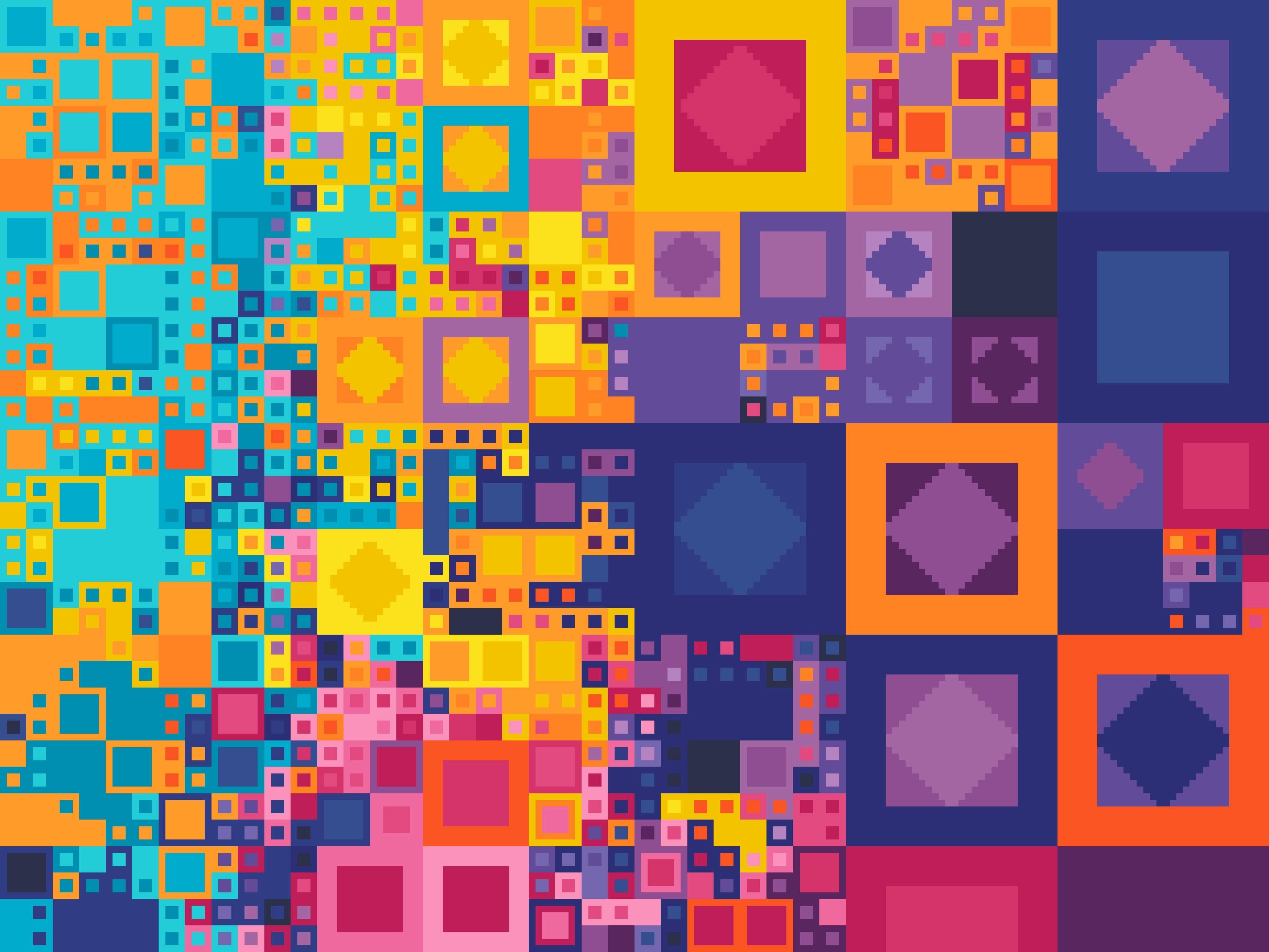 Colorful Square Patterns