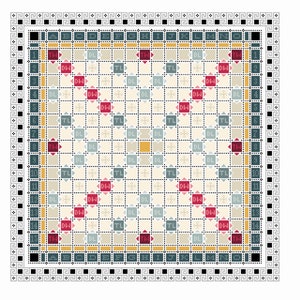 Game Boards Cross Stitch Patterns: Chess, Backgammon, Ludo, Scrabble, Checkers (PDF Counted ...