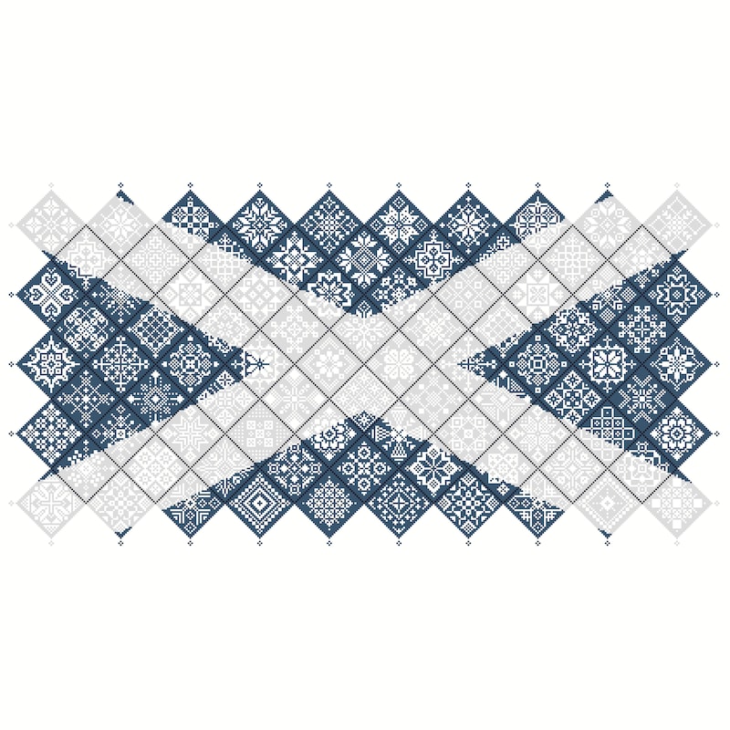 Scottish Folk Pattern - Etsy