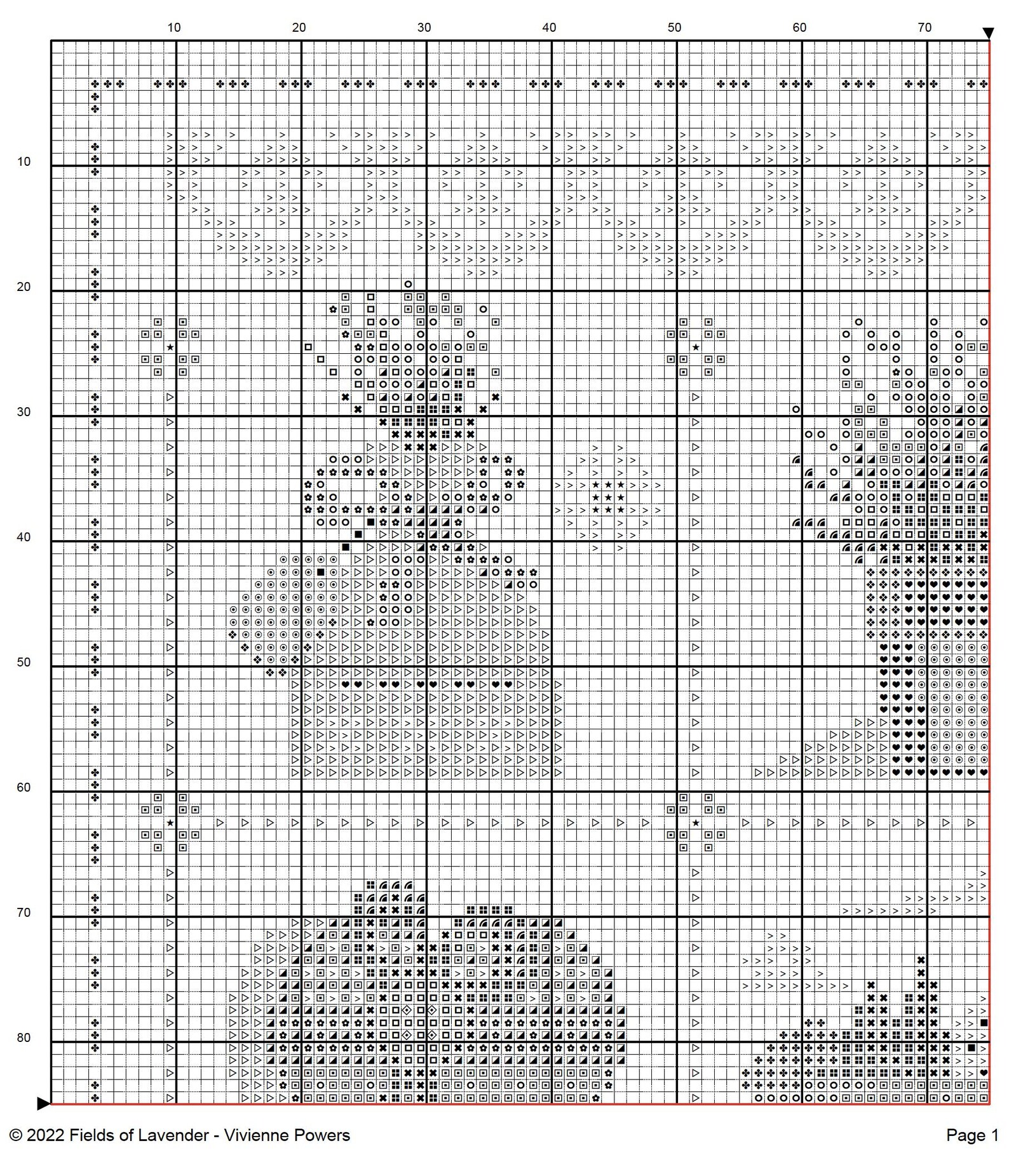Lavender Fields Cross Stitch Pattern: Bees and Nature Victorian Sampler ...