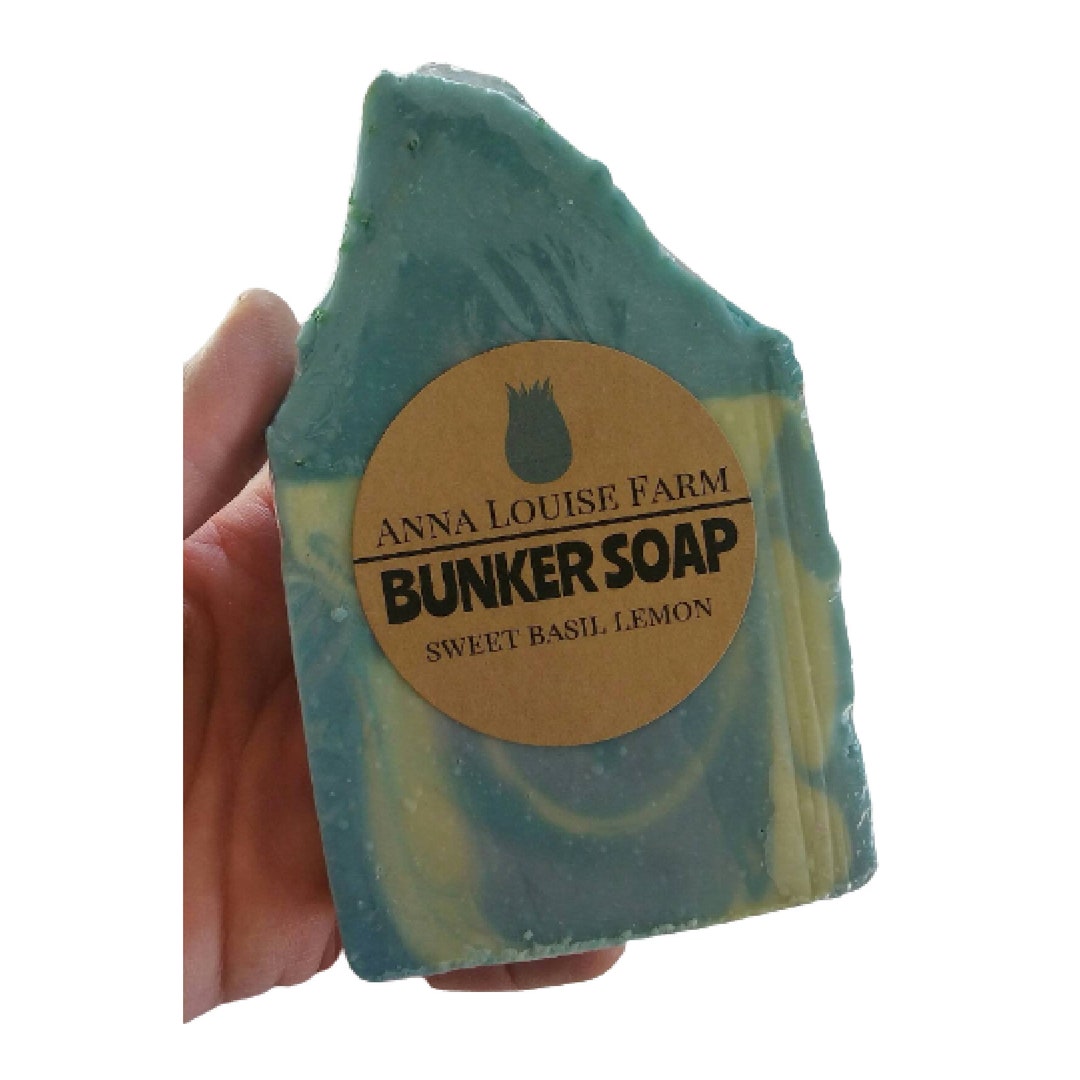 NEW Bunker Soap,sweet Basil and Lemon Creamy Olive Oil Soap,large 10oz ...