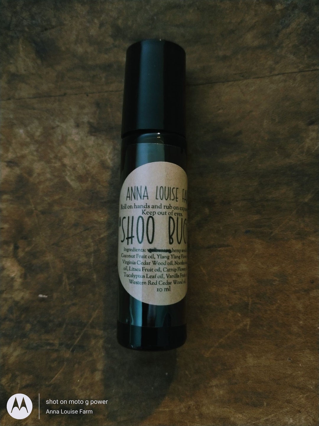 Aromatherapy Shoo Bugs Essential Oil Roll on With Hemp Oil.ylang Ylang ...