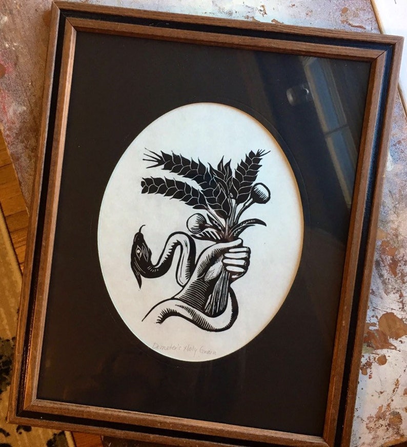 Demeter's Holy Grain Greek Mythology Goddess of Harvest | Etsy