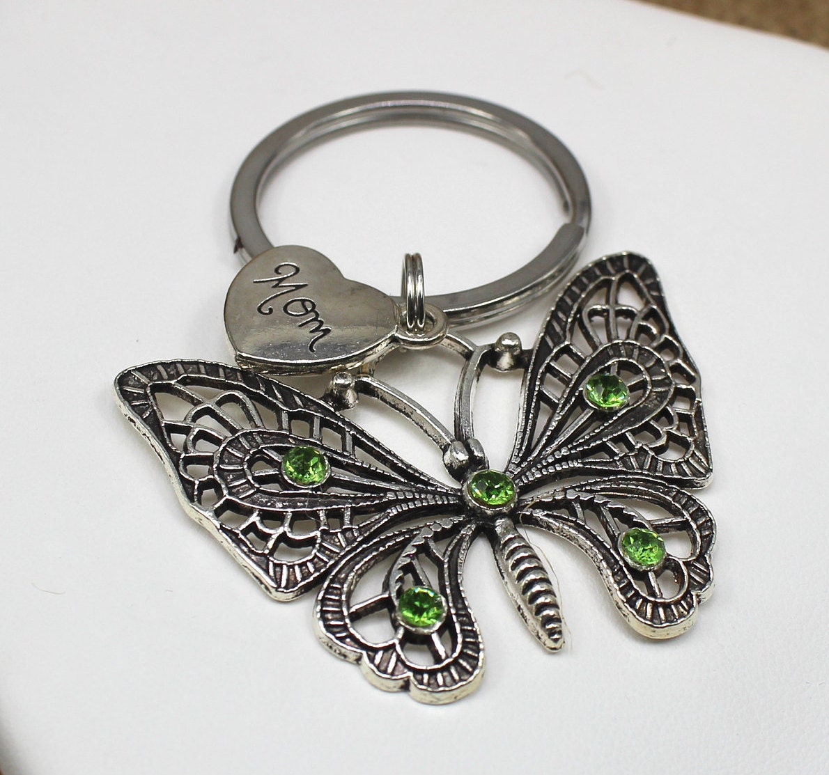 Butterfly Keychain Mom Keychain Keychains Mother's Day | Etsy
