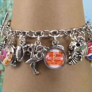 North Carolina Charm Bracelet, States Charm Bracelet, North Carolina ...