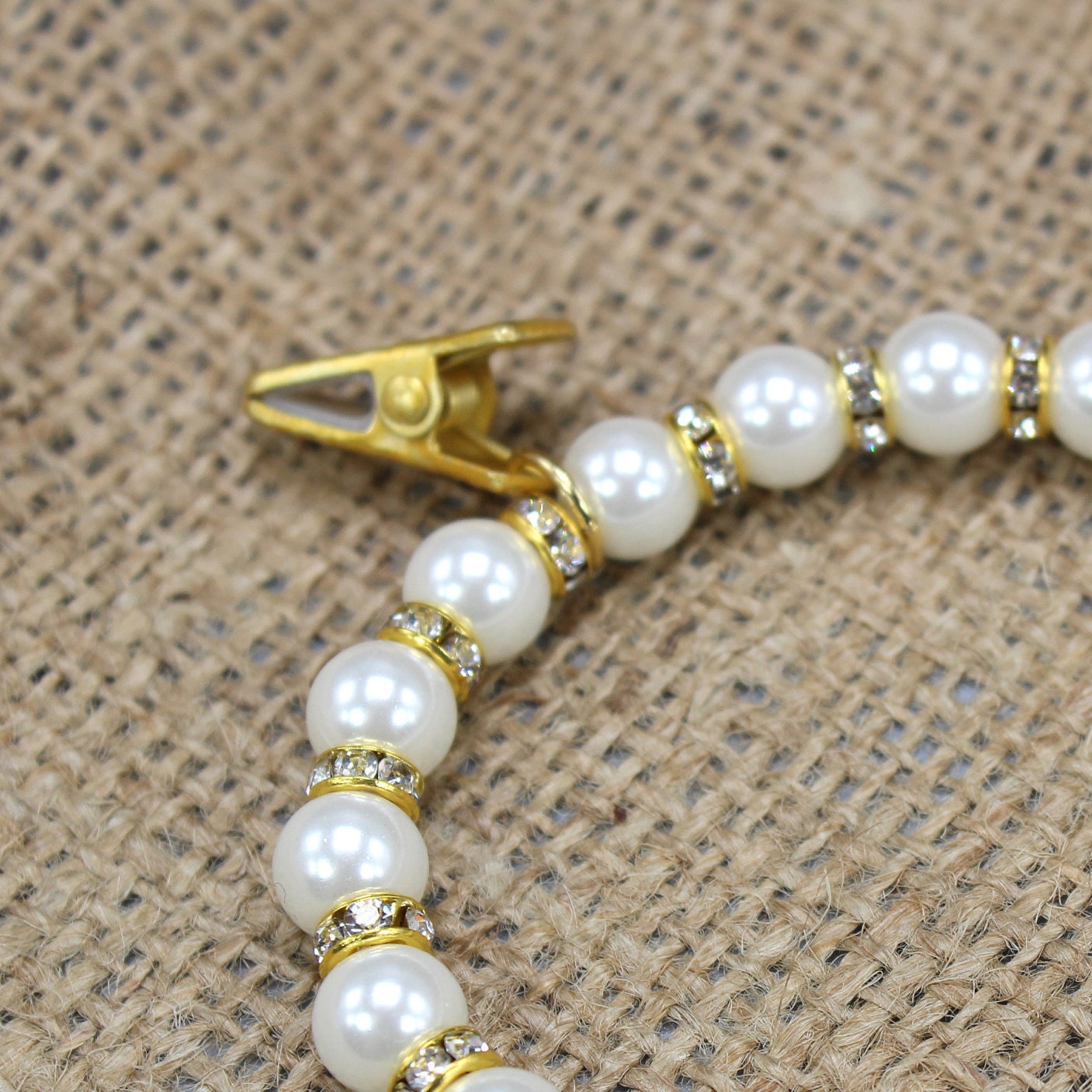 Beaded Gold LDS Temple Bracelet, Beaded Name Card Bracelet, White LDS ...