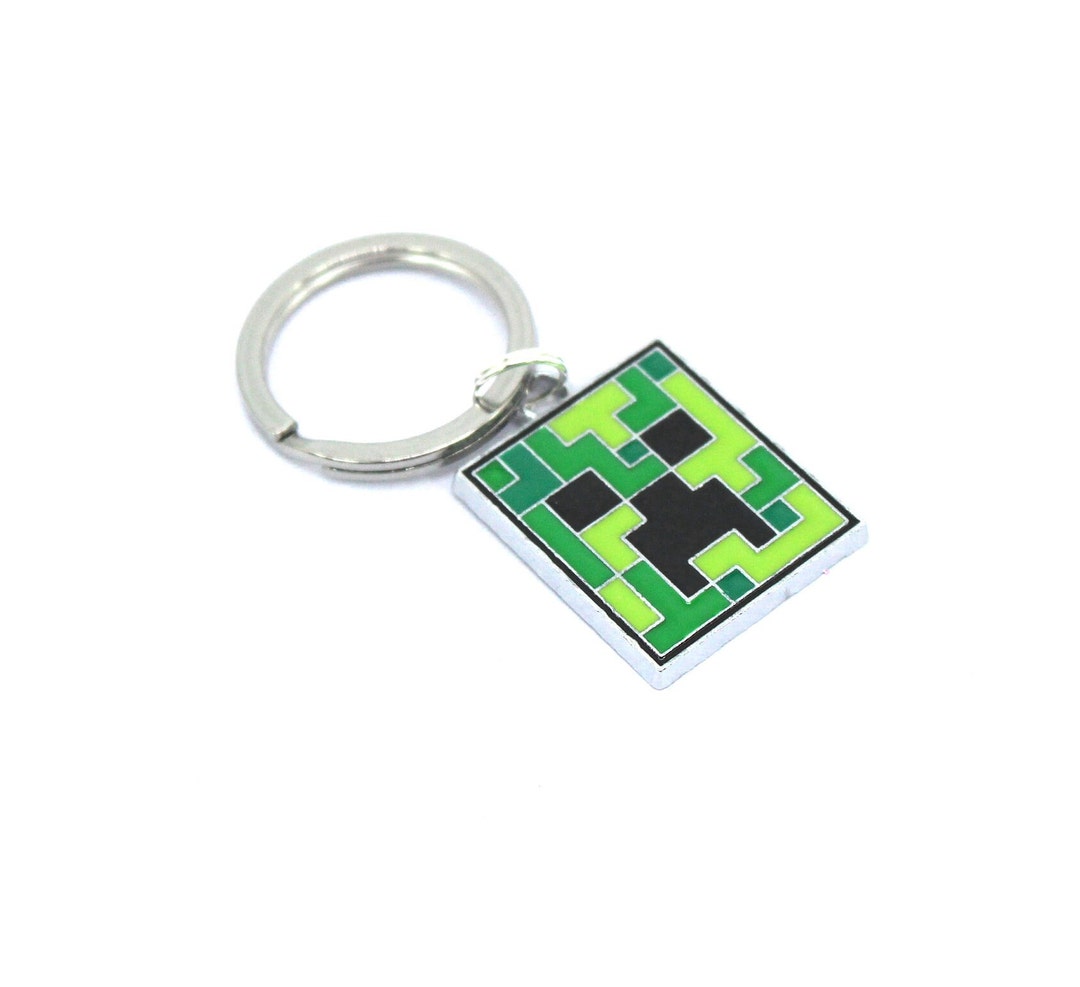 Minecraft Style Zipper Pulls, Minecraft Style Keychain, Kids Gaming ...