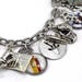 Indiana Charm Bracelet, States Charm Bracelet, States Bracelet, Map ...