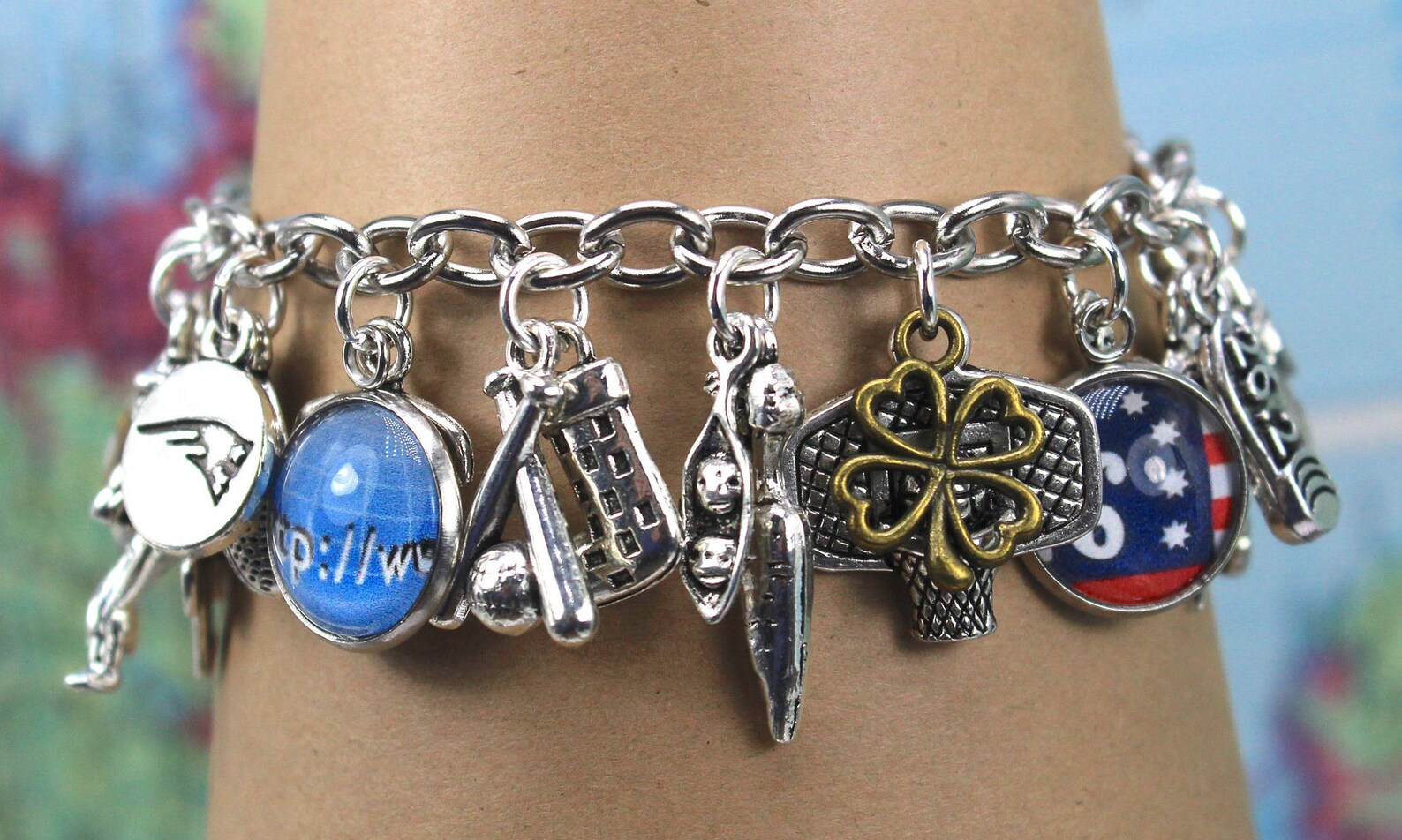 Massachusetts Charm Bracelet States Charm Bracelet States - Etsy