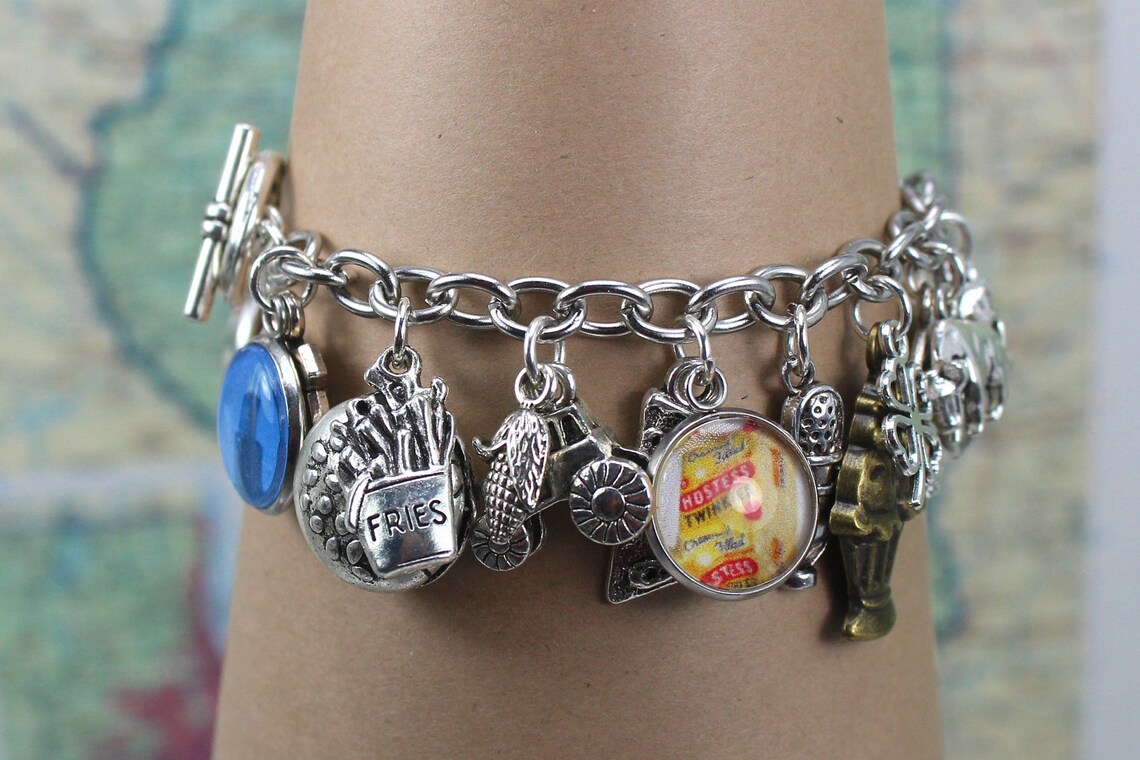 Illinois Charm Bracelet States Charm Bracelet State of | Etsy