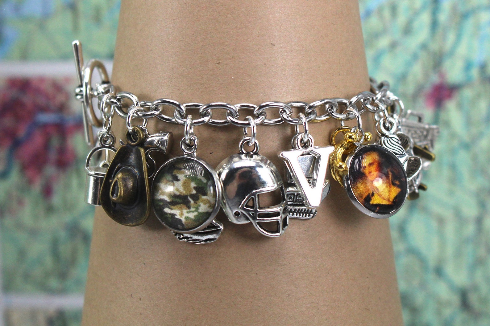 Virginia Charm Bracelet States Charm Bracelet State of - Etsy