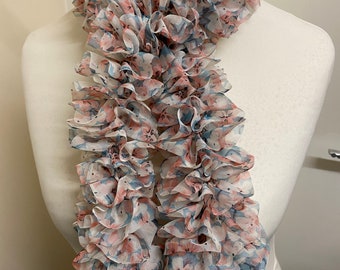 PDF PATTERN FILE - Crocheted Ruffle Scarf Pattern - Etsy