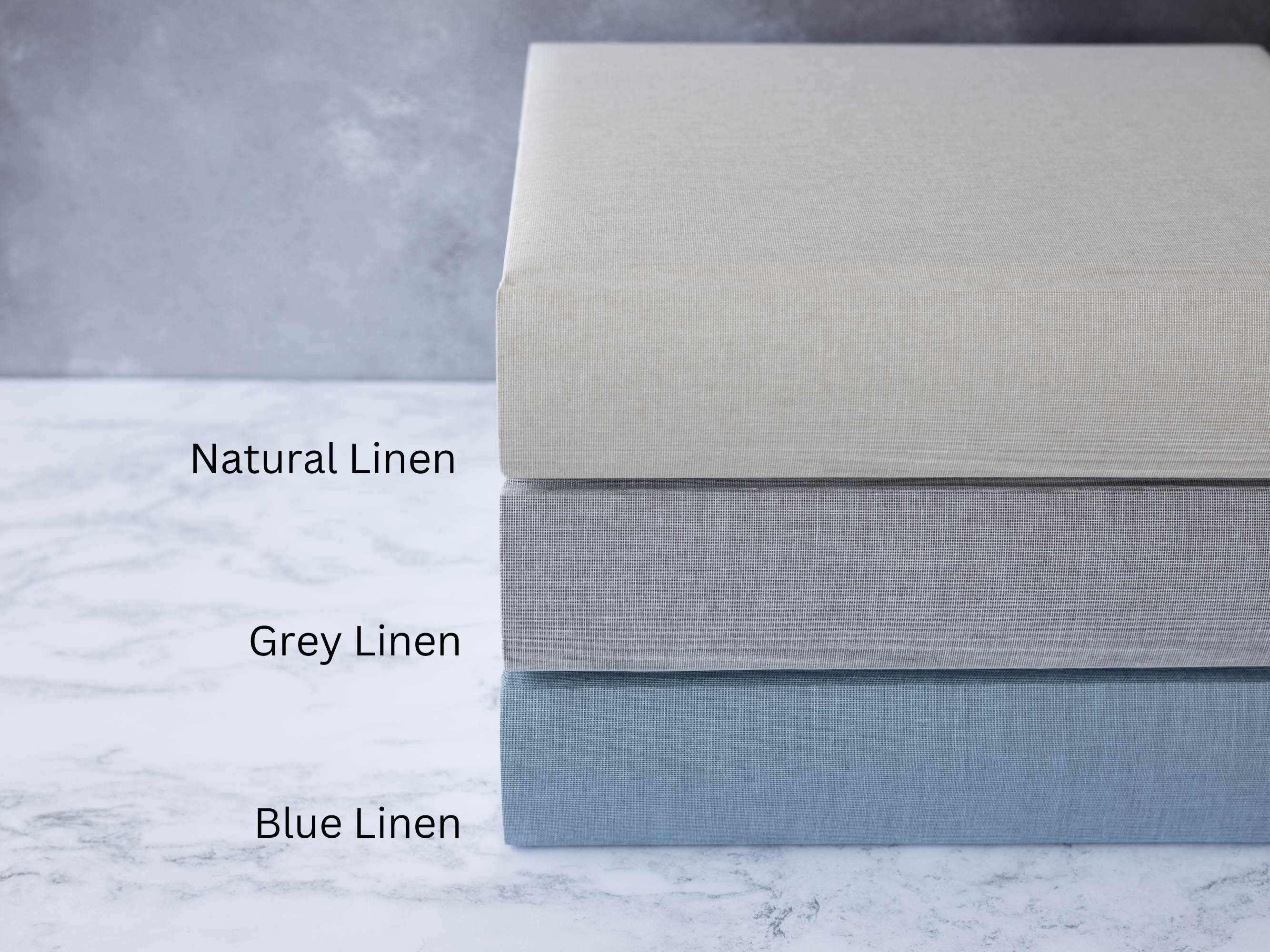 Extra Large Traditional Book Bound Linen Photograph Album With Opaque ...