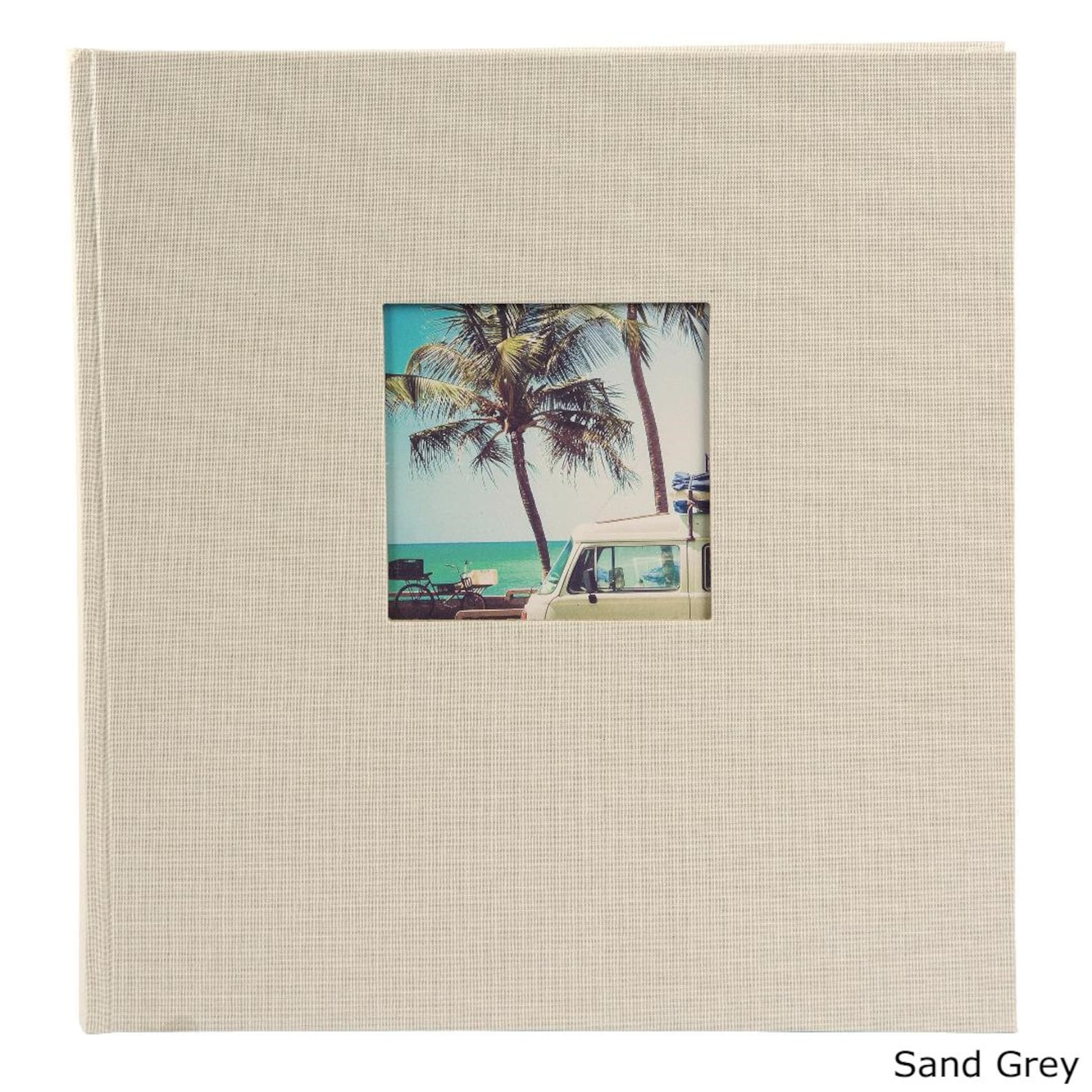 Large Linen Traditional Bookbound Photograph Album With Opaque Glassine ...